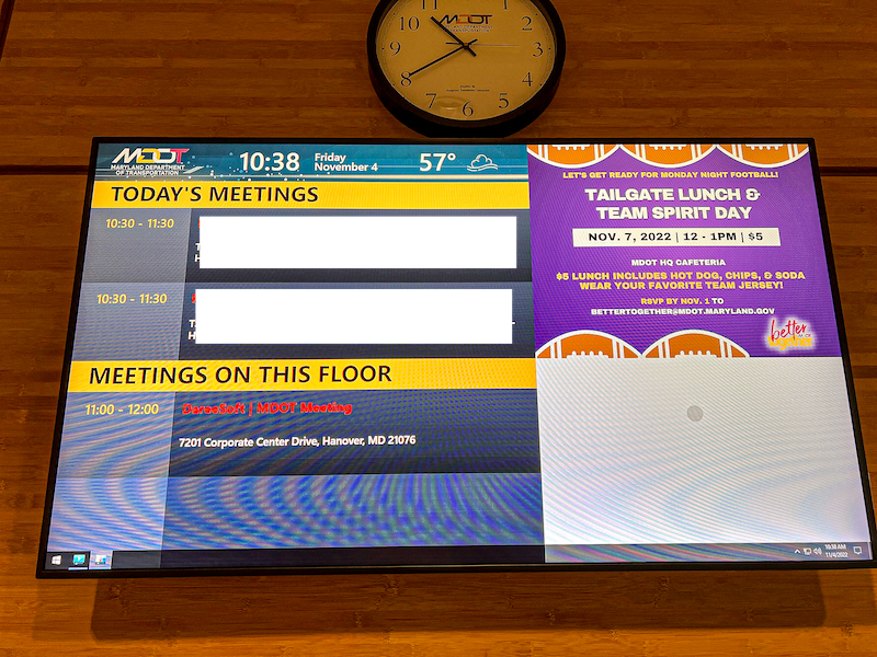 Solution introduction and demonstration at the Maryland Department of ...